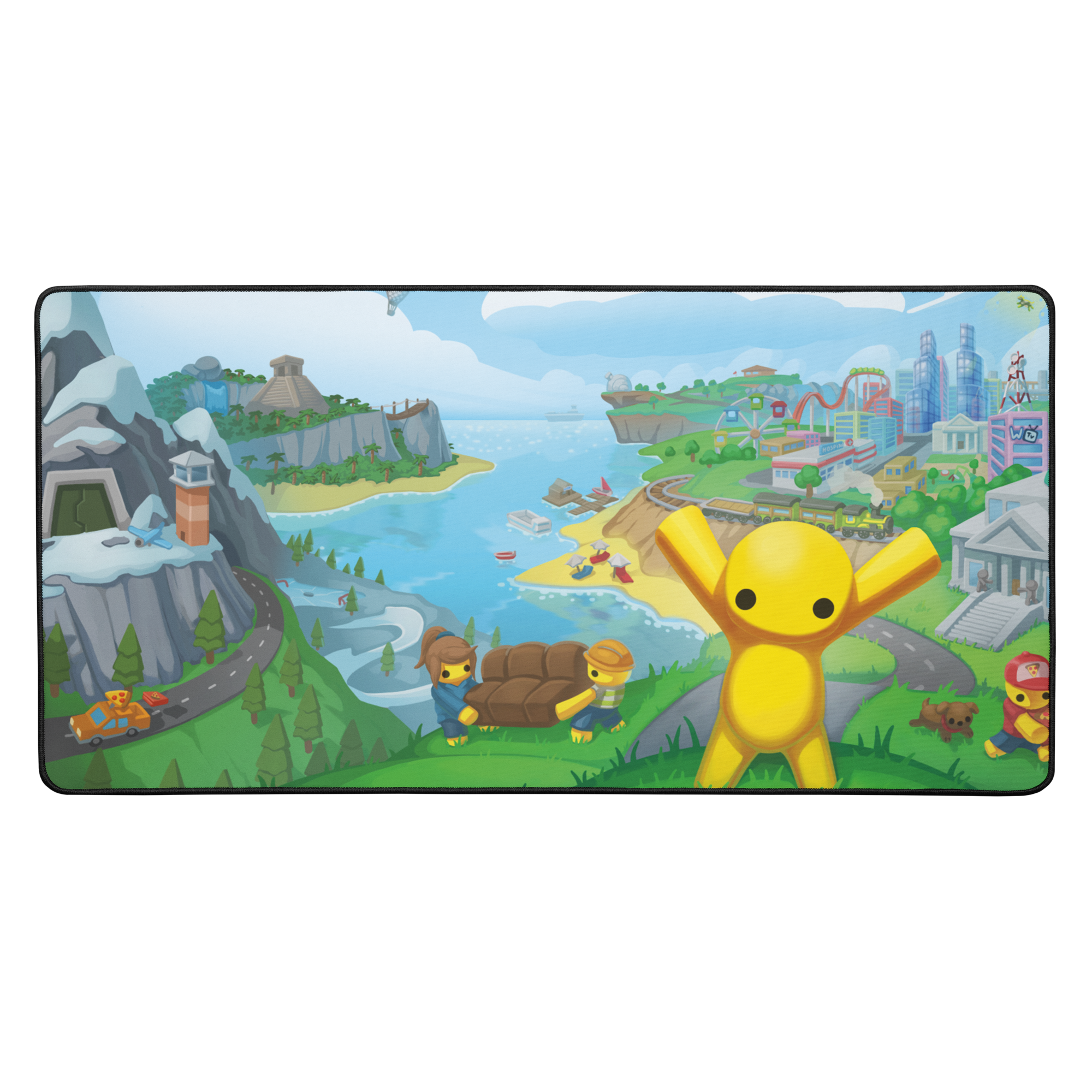 Wobbly Life Desk Mat